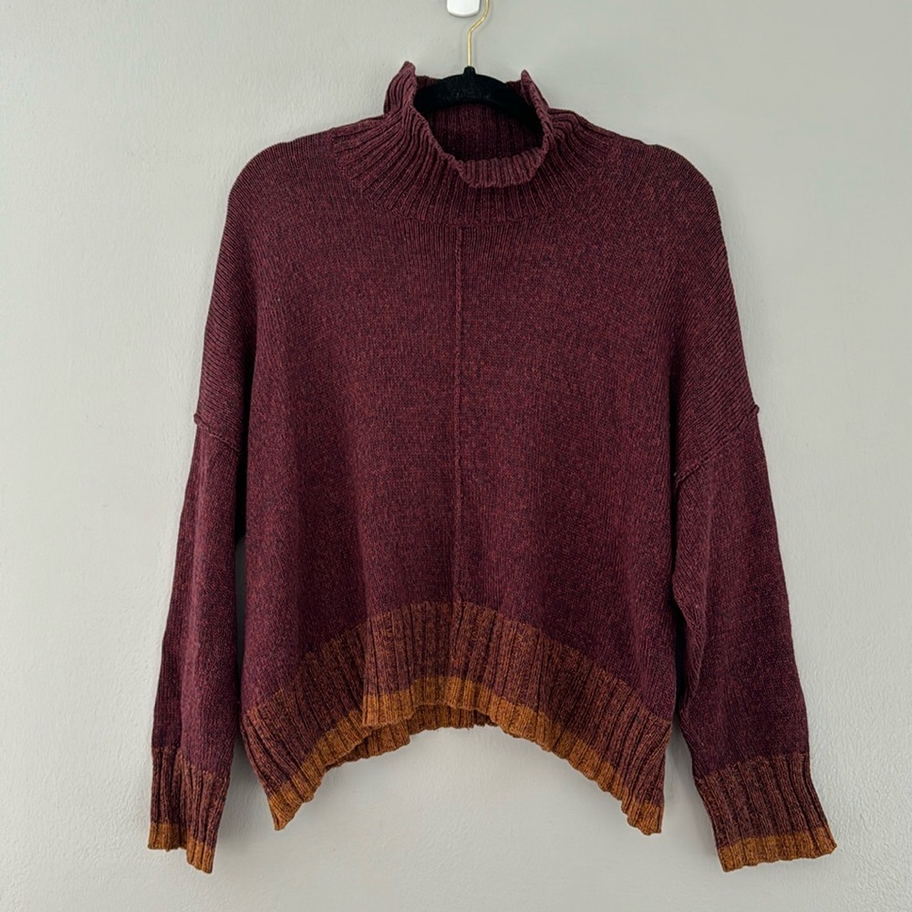 Peruvian Connection Knit Turtleneck Sweater Size Medi… - Gem